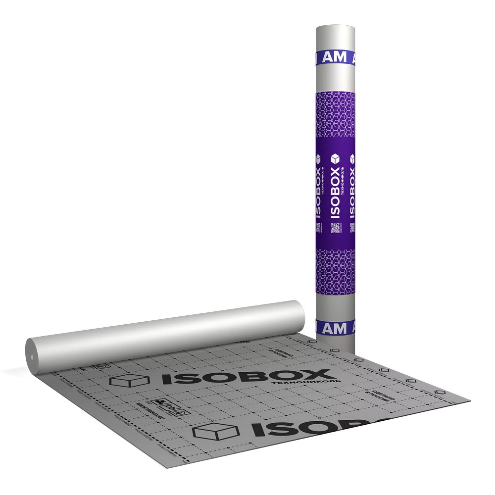 Диффузионная мембрана (ветрозащита) Isobox AM 75м2/упак код товара ...